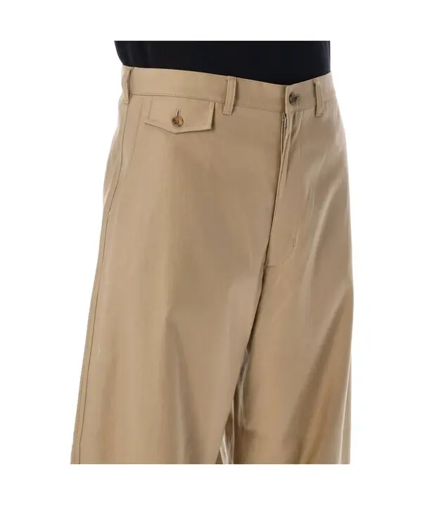 Comme Des Garçons Wide Leg Pleated Trousers