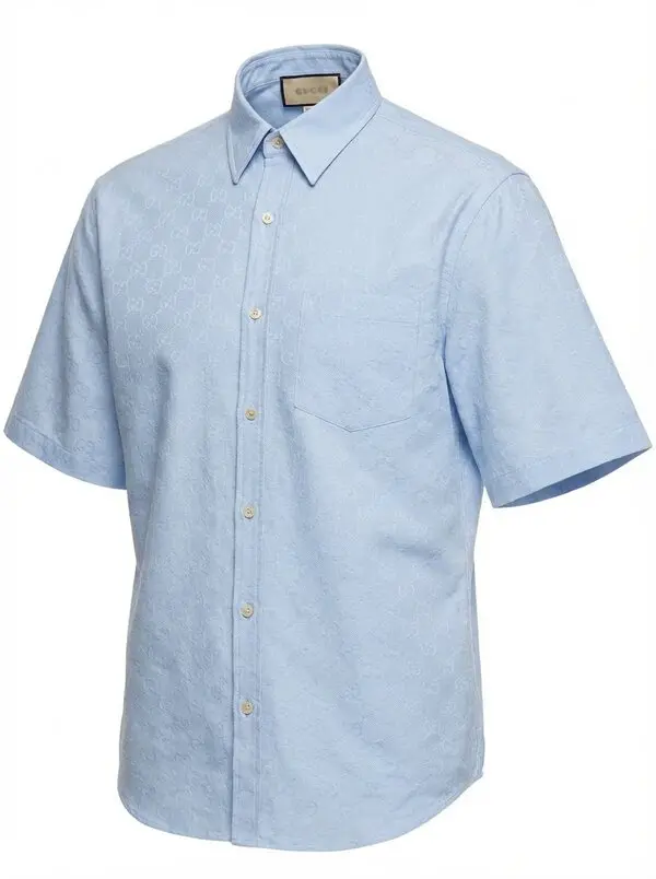 Gucci Gg Supreme Oxford Shirt