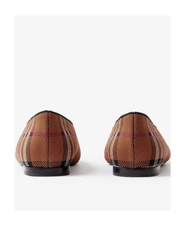 Burberry Vintage Check Pointed-toe Ballerinas