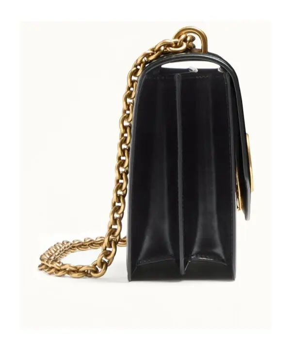 Valentino Garavani V Logo Plaque Shoulder Bag