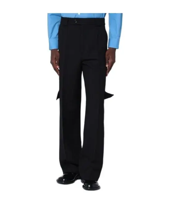NAMACHEKO Straight Leg Cargo Pants - Black