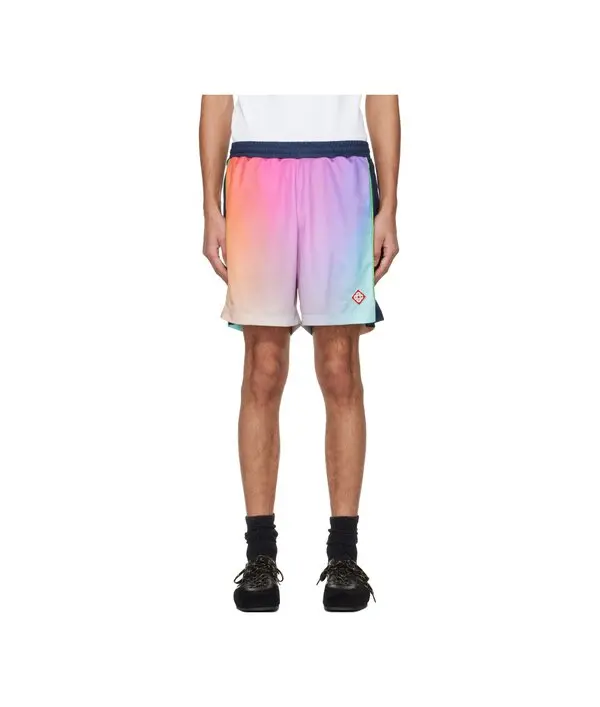 Casablanca Gradient Print Shorts - Multicolor