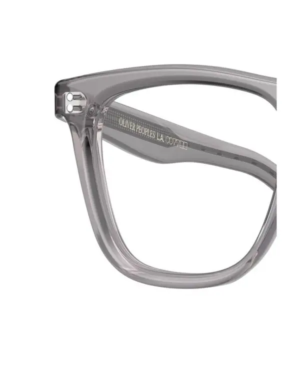 Oliver Spencer Gray Logo Detail Eyeglasses - White