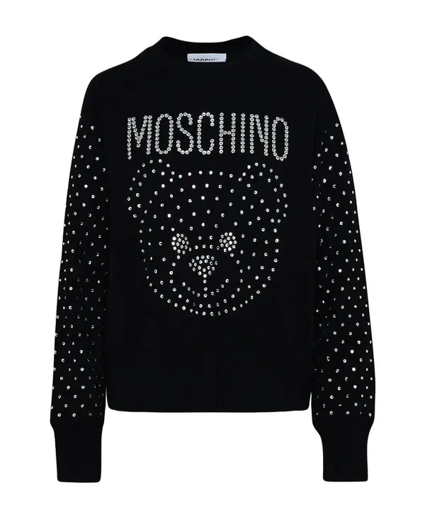 Moschino Teddy Bear Sequin Sweater