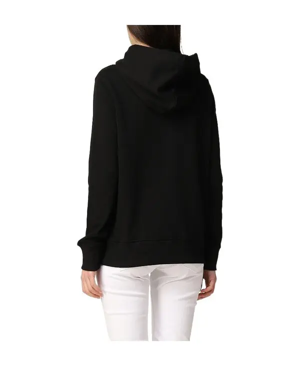 Versace Floral Embroidered Cotton Hoodie