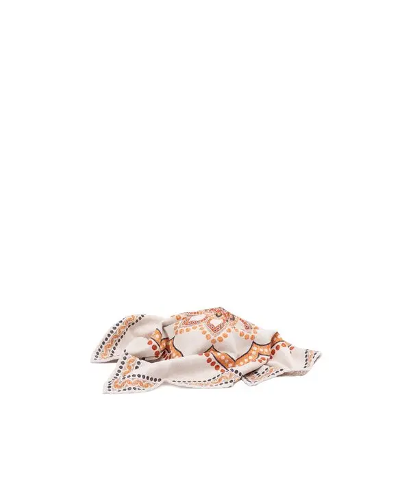 Brunello Cucinelli Floral Printed Square Scarf