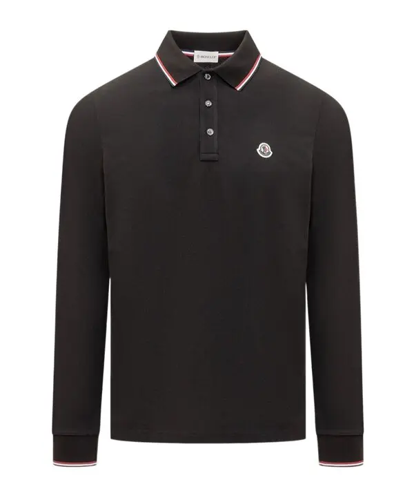Moncler Logo Patch Polo Shirt