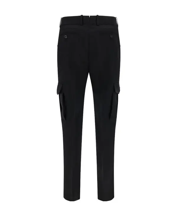 Alexander McQueen Belt-looped Tapered Leg Trousers