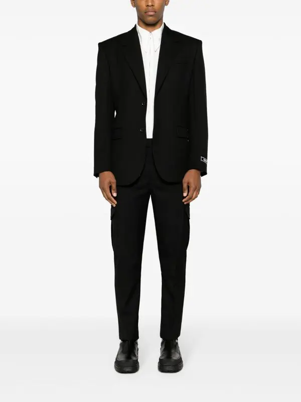 Alexander McQueen Belt-looped Tapered Leg Trousers