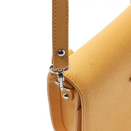VIVIENNE WESTWOOD Flip Shoulder Bag With Logo Detail - Yellow