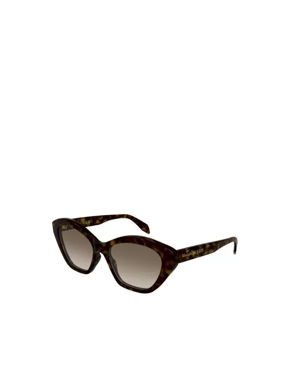 Alexander McQueen Cat Eye Frame Sunglasses - Black