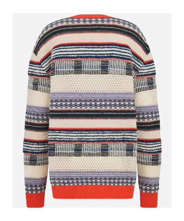 Dior Lewis Hamilton" Patterned Crew Neck Sweater