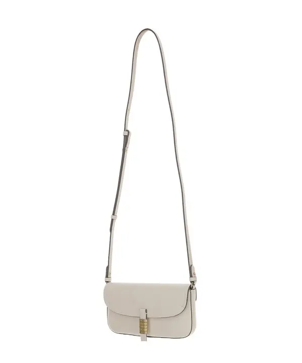 Pinko Logo Detailed Crossbody Bag - White
