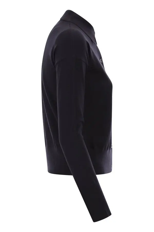 Max Mara Medeola Collared Button-up Cardigan - Black