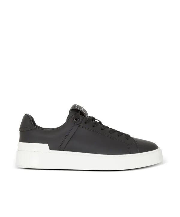 Balmain B-court Lace-up Sneakers - Black