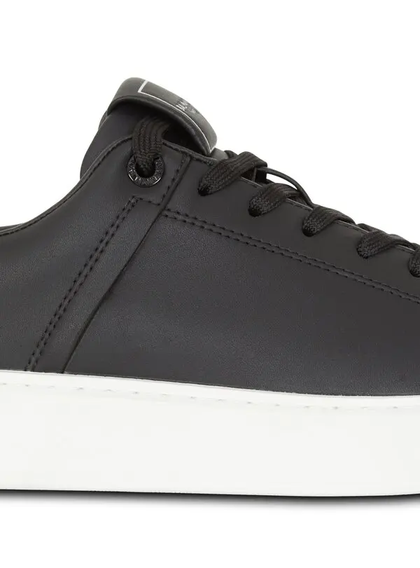 Balmain B-court Lace-up Sneakers - Black
