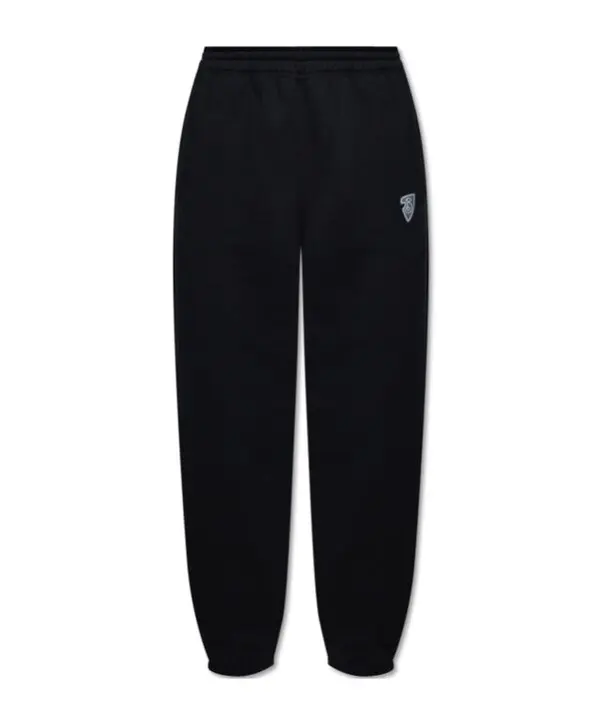 Burberry Logo Printed Sweatpants - Black