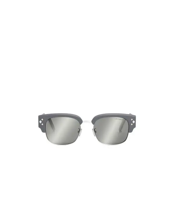 Dior Geometric Frame Sunglasses - Gray