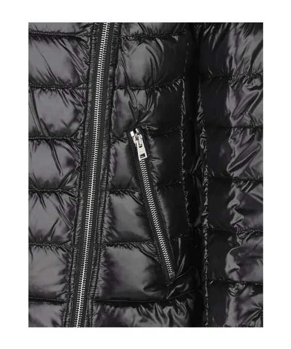 Herno Quilted Biker Down Jacket - Black