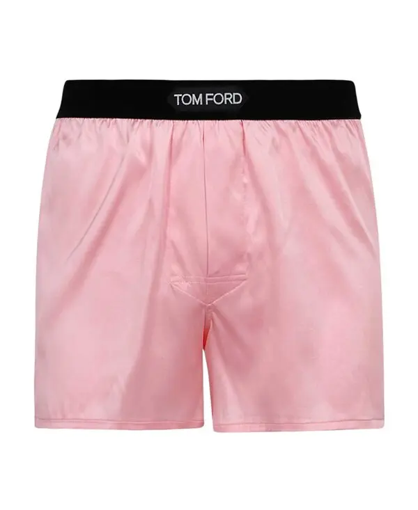 TOM FORD Logo Boxer Panties - Pink