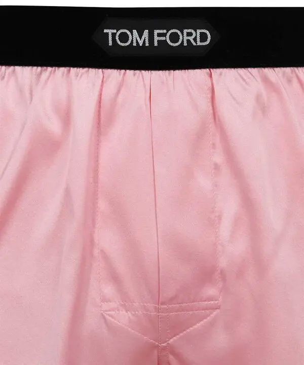 TOM FORD Logo Boxer Panties - Pink