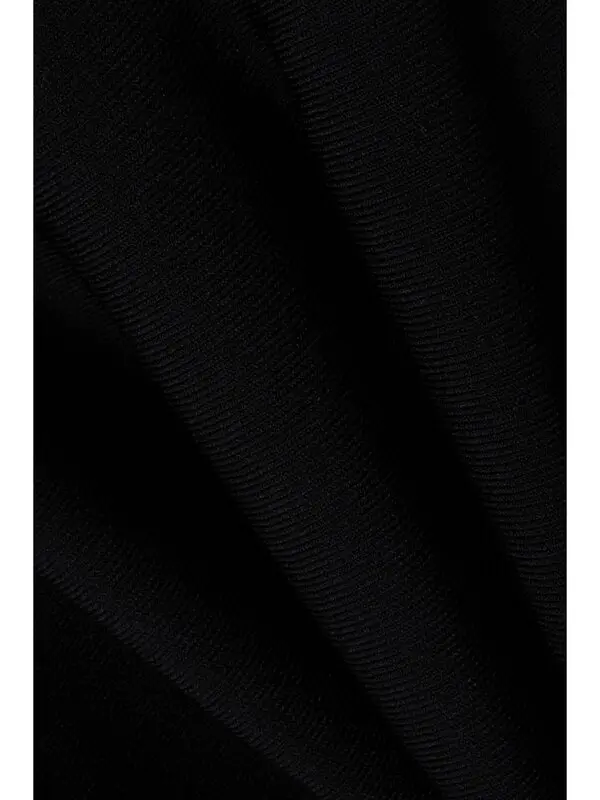 Loewe Viscose Blend Knit Pleated Mini Dress