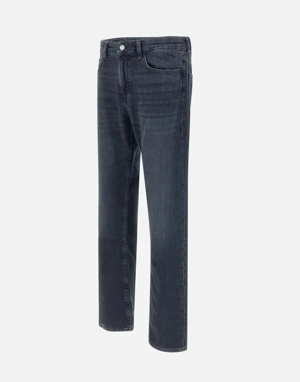 Hugo Boss Slim-fit Dark Wash Denim Jeans
