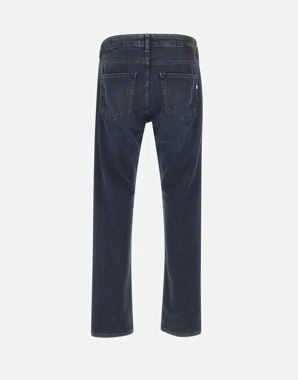 Hugo Boss Slim-fit Dark Wash Denim Jeans