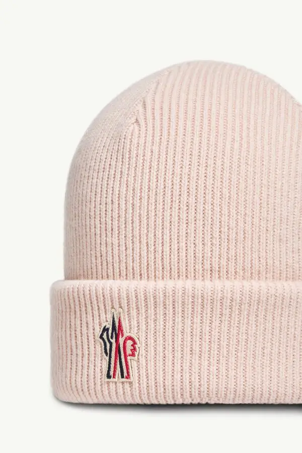 Moncler Wool Beanie - Light Pink