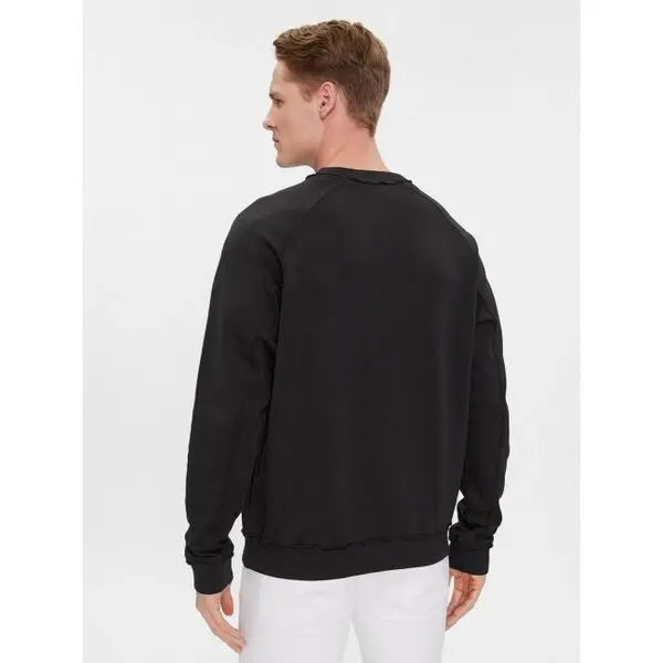 Hugo Boss Logo Studded Cotton Sweatshirt