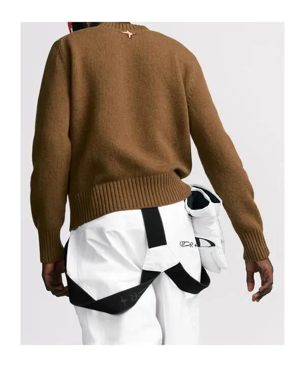 Dior X Lewis Hamilton Inlaid Weave Pattern Sweater - Brown