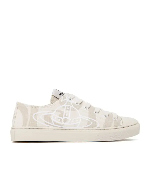 VIVIENNE WESTWOOD Orb-print Canvas Sneakers