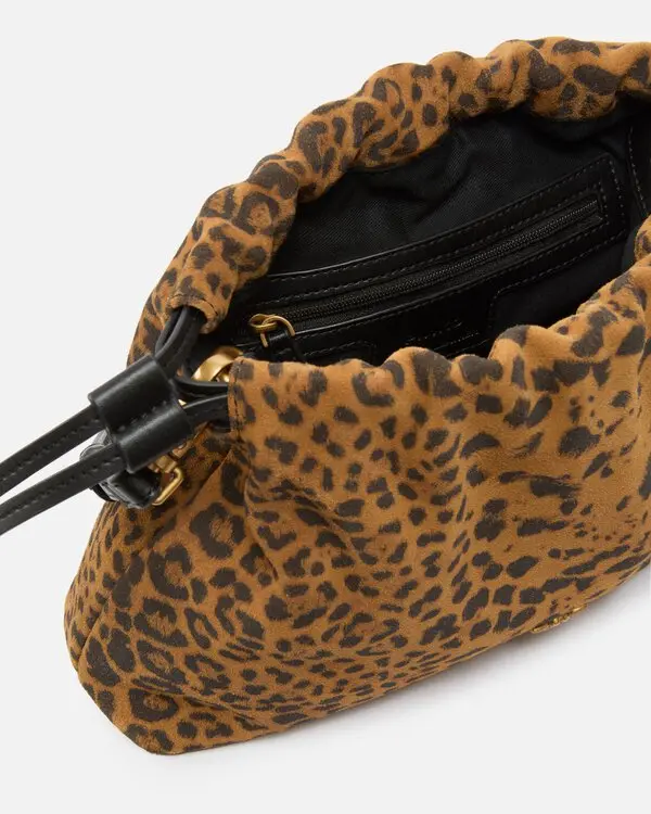 Pinko Leopard Printed Mini Clutch Bag