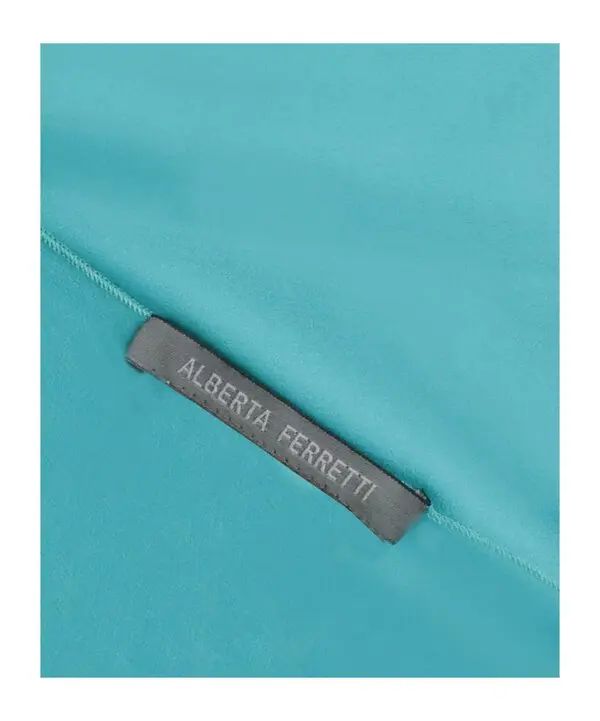 Alberta Ferretti Semi-sheer Scarf - Blue