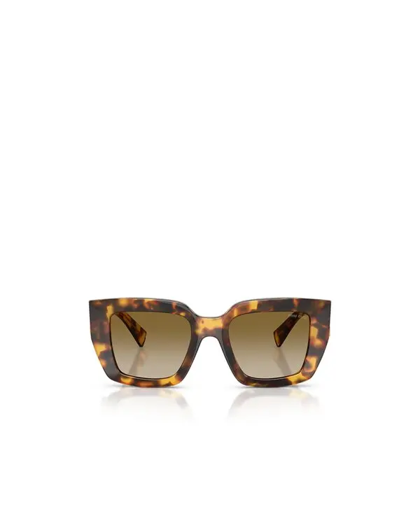 Miu Miu Square Acetate Sunglasses - Brown
