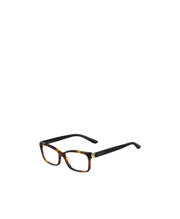 JIMMY CHOO Rectangular Frame Eyeglasses - Black