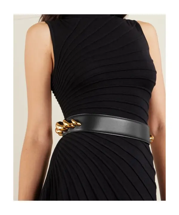 Alaïa Torsion Embellished Belt - Black