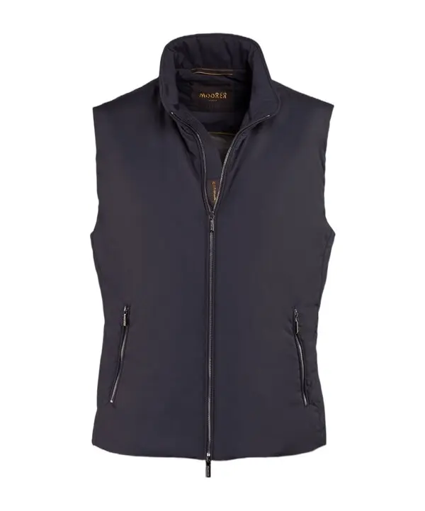 MOORER Zip-up Padded Gilet