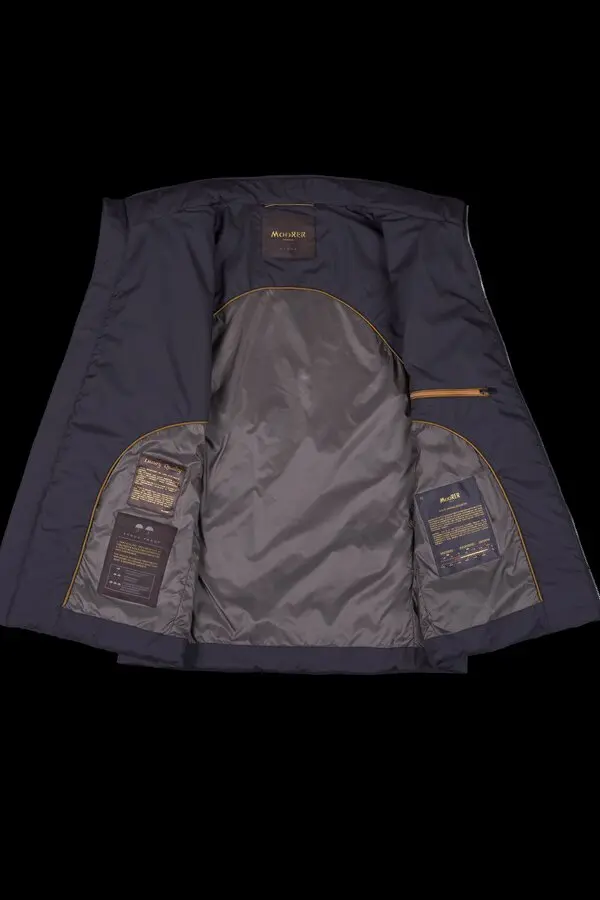 MOORER Zip-up Padded Gilet
