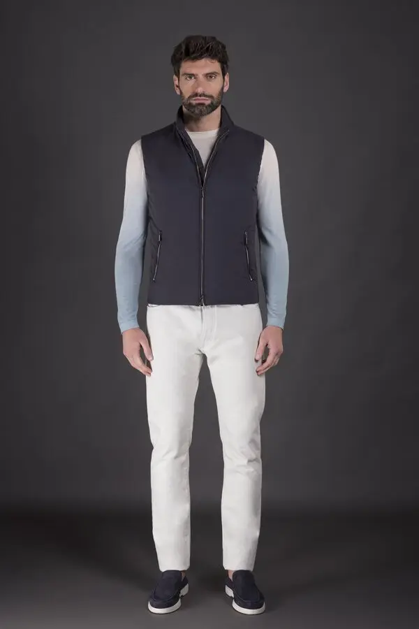 MOORER Zip-up Padded Gilet