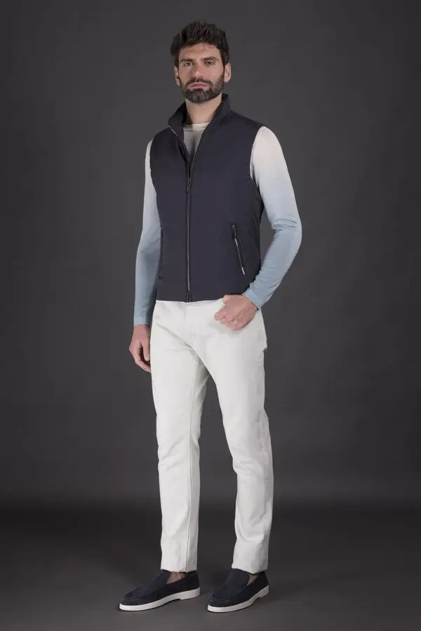 MOORER Zip-up Padded Gilet