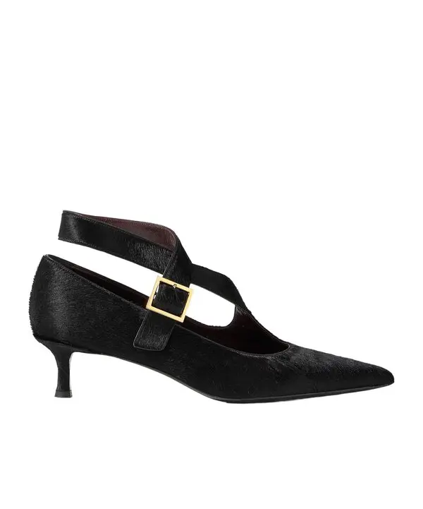 Khaite Pointed-toe High Heels With Ankle Strap