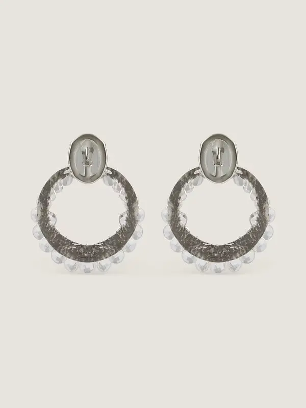 Givenchy Crystal Chandelier Clip Earrings