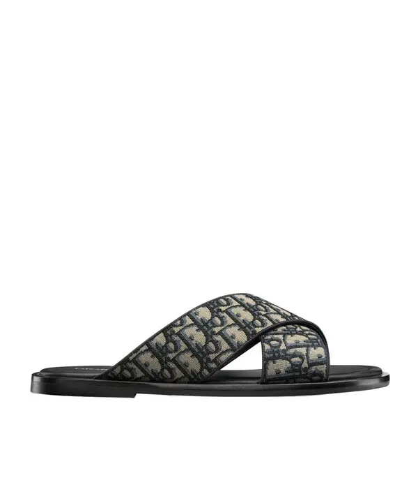 Dior Oblique Alias Sandals - Beige/black