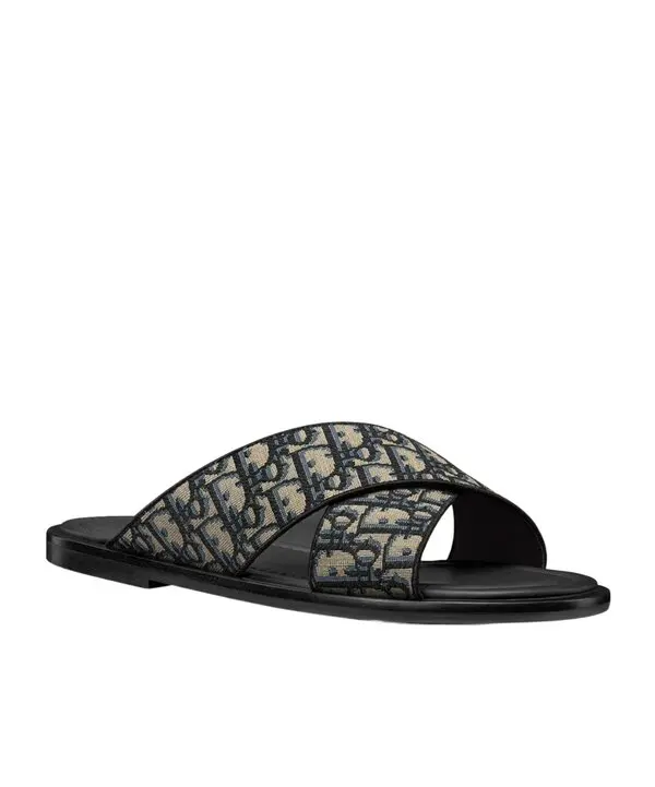 Dior Oblique Alias Sandals - Beige/black