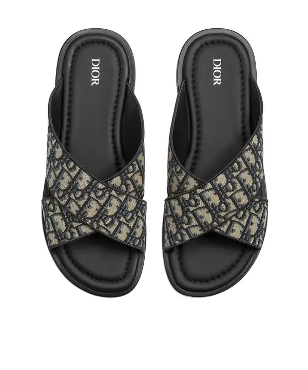 Dior Oblique Alias Sandals - Beige/black