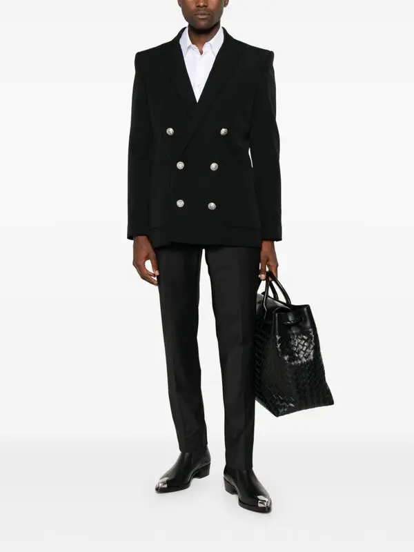 Balmain Double Breasted Long Sleeved Blazer