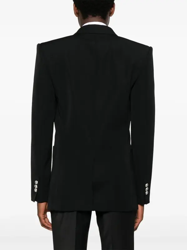 Balmain Double Breasted Long Sleeved Blazer