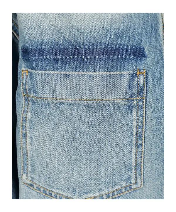 Victoria Beckham Classic Collar Denim Shirt