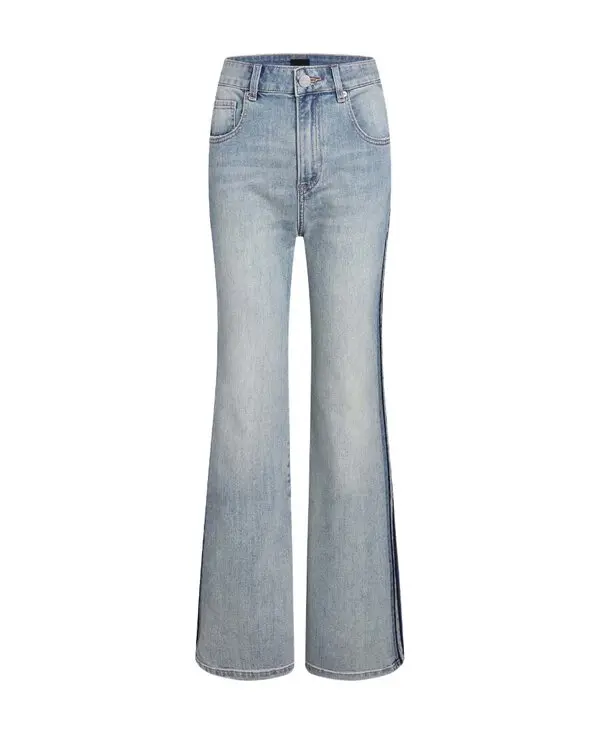 LIUREGALI Side Slit Jeans